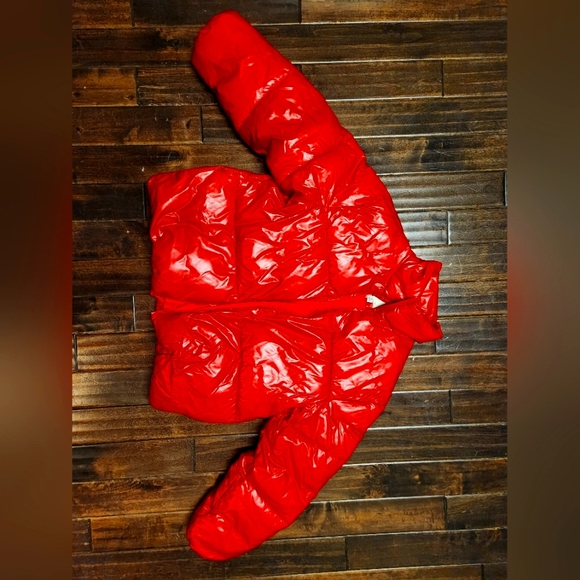 a new day | Jackets & Coats | Large A New Day Red Puffer Jacket | Poshmark